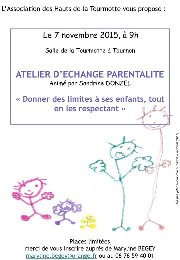 Animation "Donner des limites à son enfant tout en le respectant ...